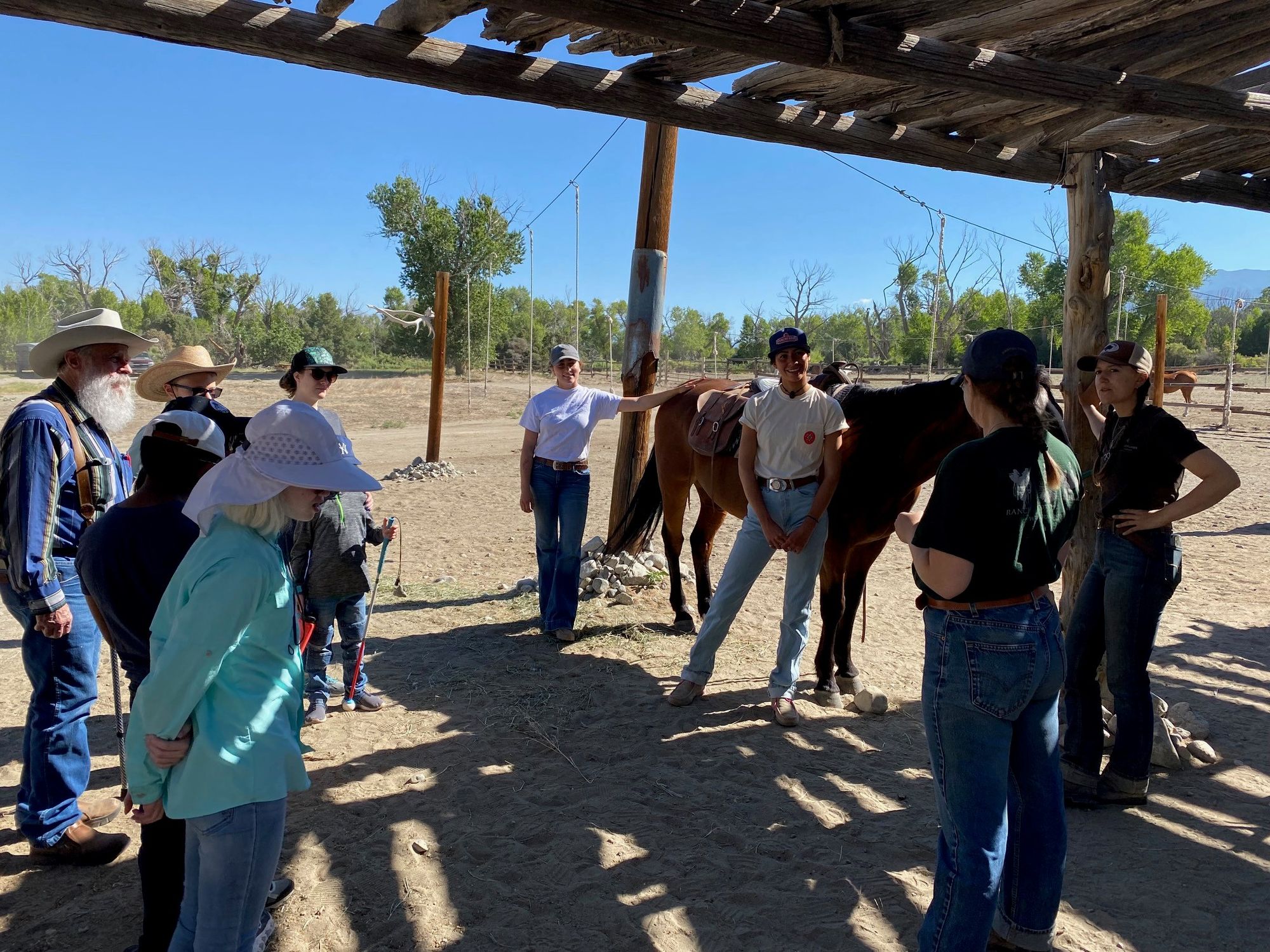 Foreseeable Future ranch camp introduces horsemanship to blind children ...