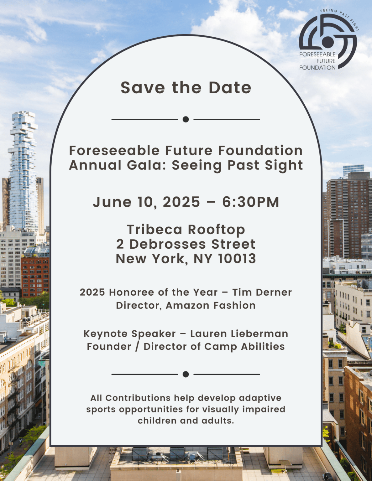 Annual Gala: Seeing Past Sight 2025 - Foreseeable Future Foundation